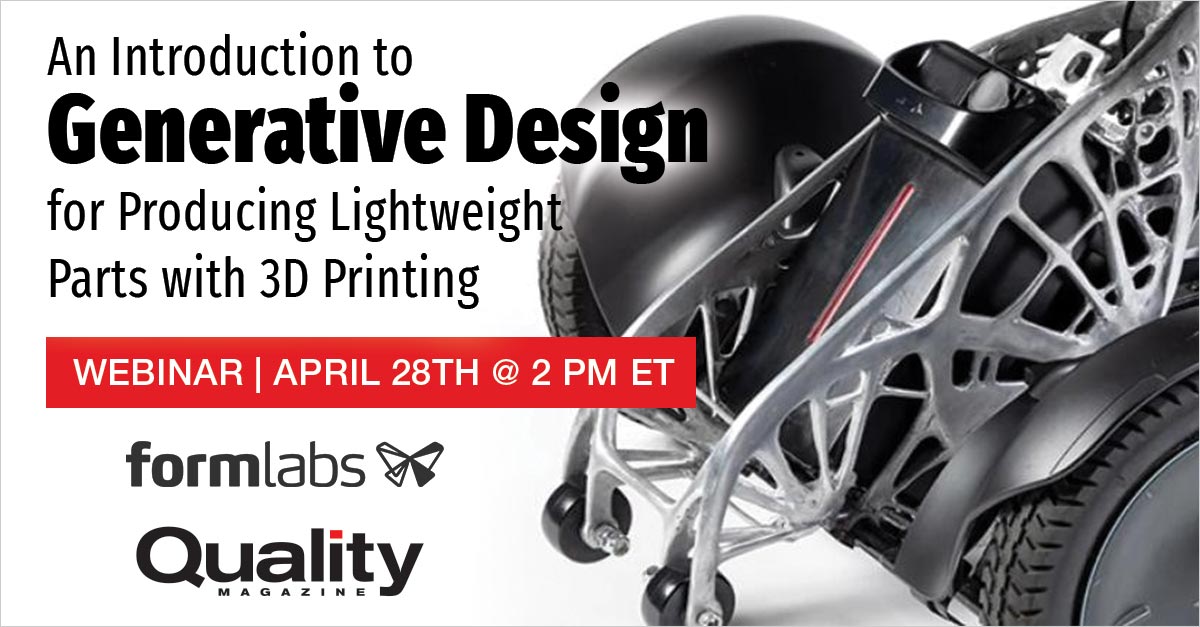 An Introduction to Generative Design for Producing Lightweight Parts ...