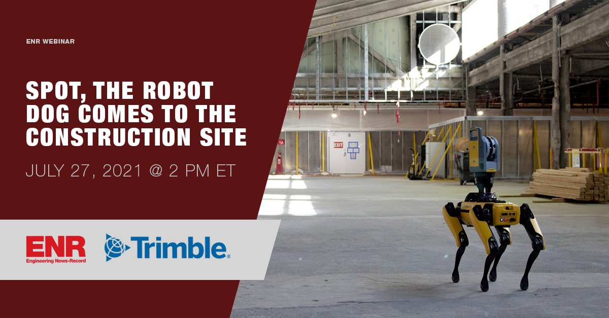 SPOT, the Robot Dog Comes to the Construction Site Registration