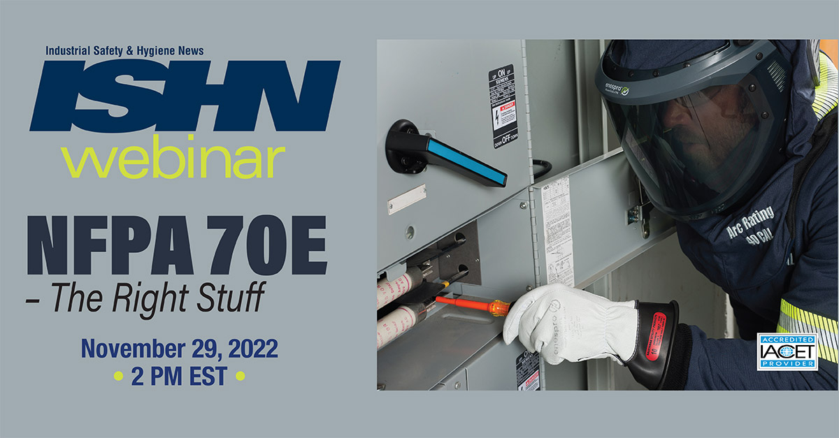 NFPA 70E – The Right Stuff Registration
