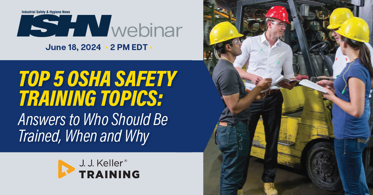 Top 5 OSHA Safety Training Topics: Answers to Who Should Be Trained ...