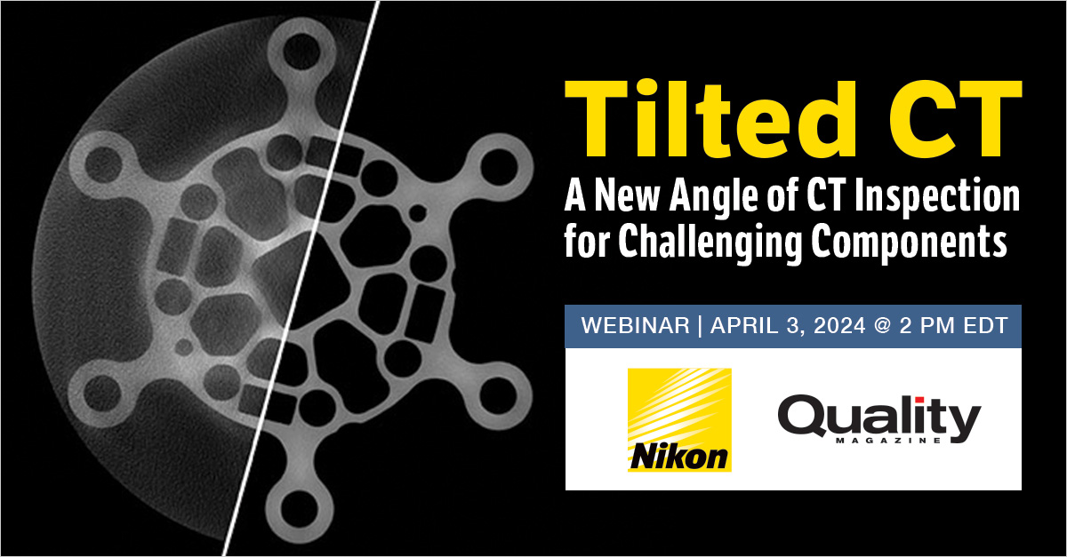 Tilted CT - A New Angle of CT Inspection for Challenging Components Registration