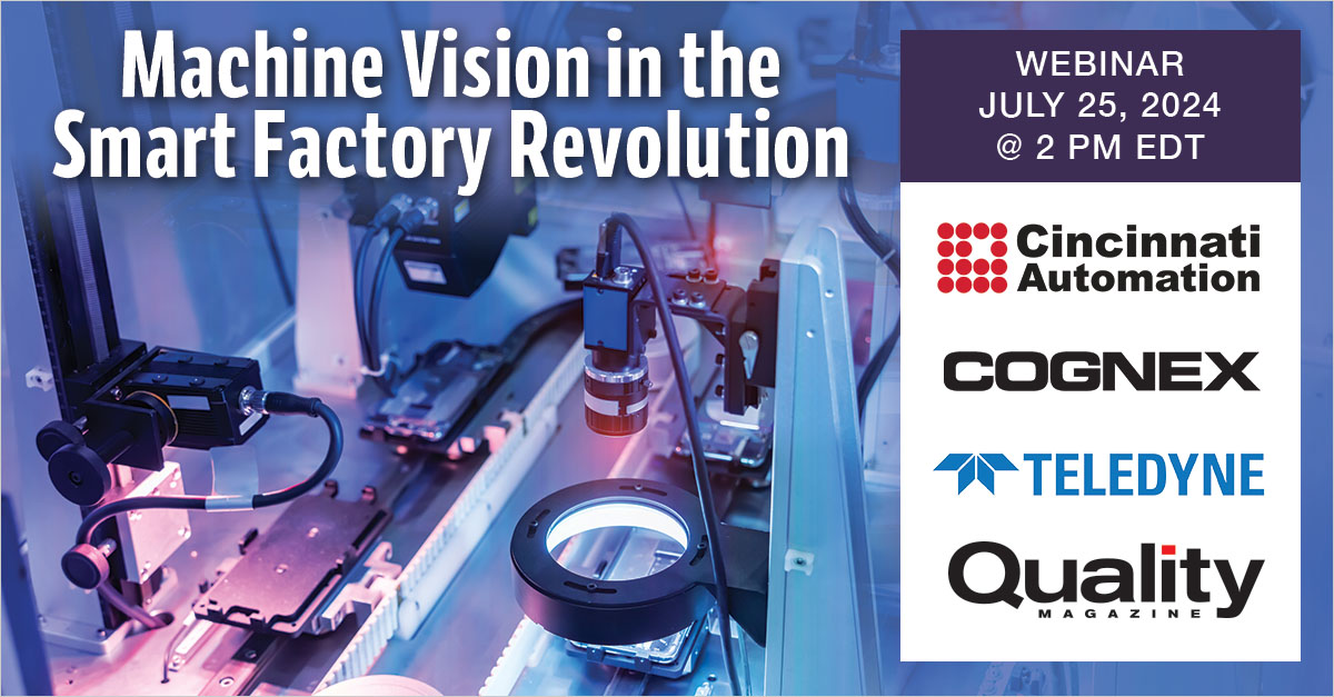 Machine Vision in the Smart Factory Revolution Registration