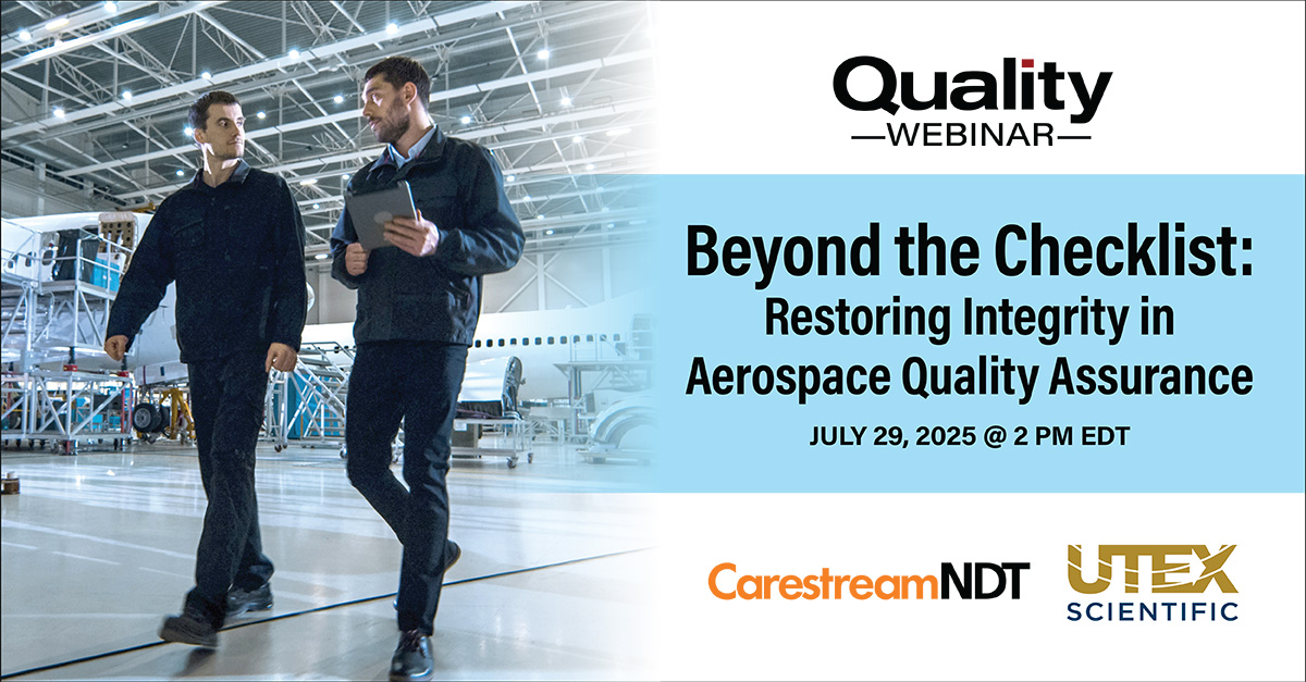 Beyond the Checklist: Restoring Integrity in Aerospace Quality ...