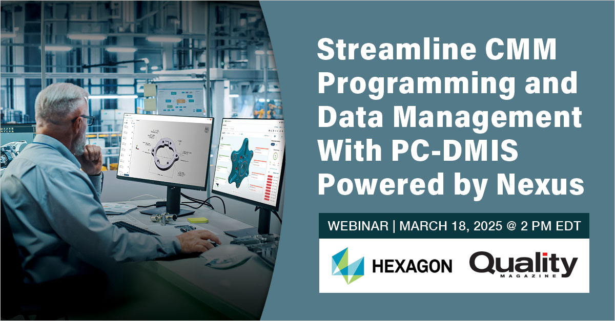 Streamline CMM Programming and Data Management With PC-DMIS Powered by ...