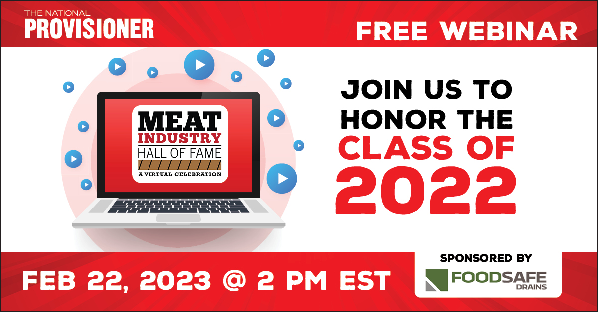 Meat Industry Hall of Fame Class of 2022 Inductee Roundtable Registration
