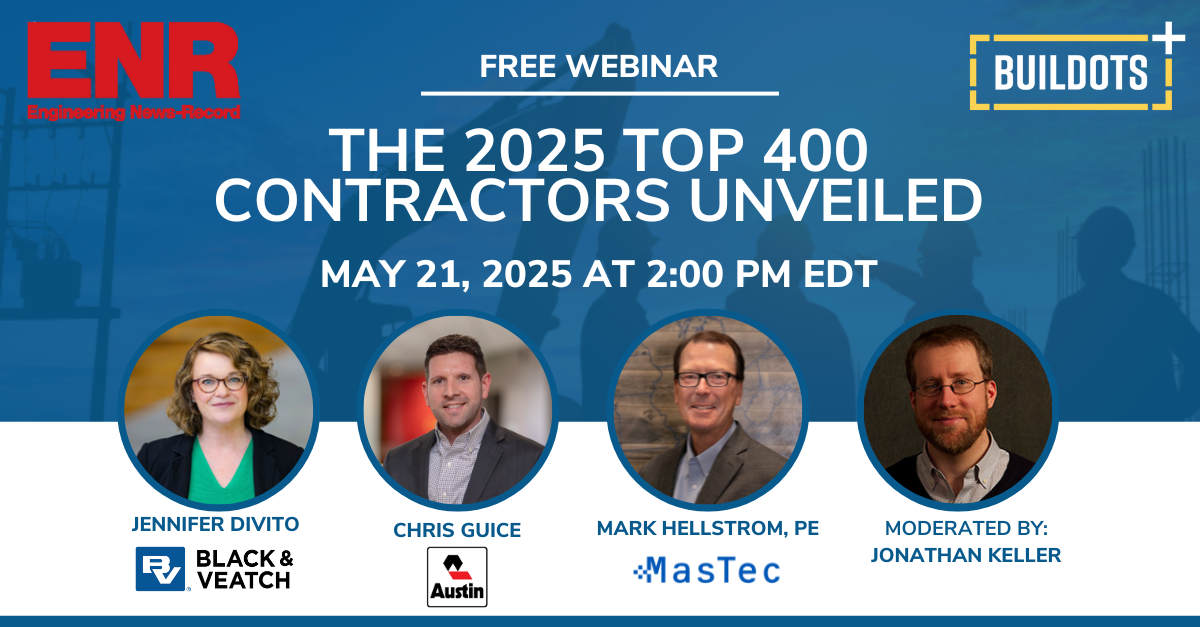 The 2025 Top 400 Contractors Unveiled Registration