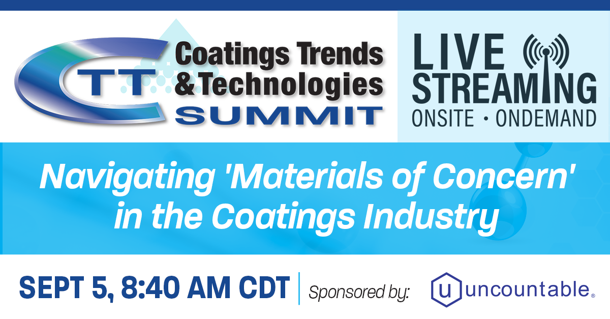 Panel Discussion: Navigating ‘Materials of Concern’ in the Coatings ...