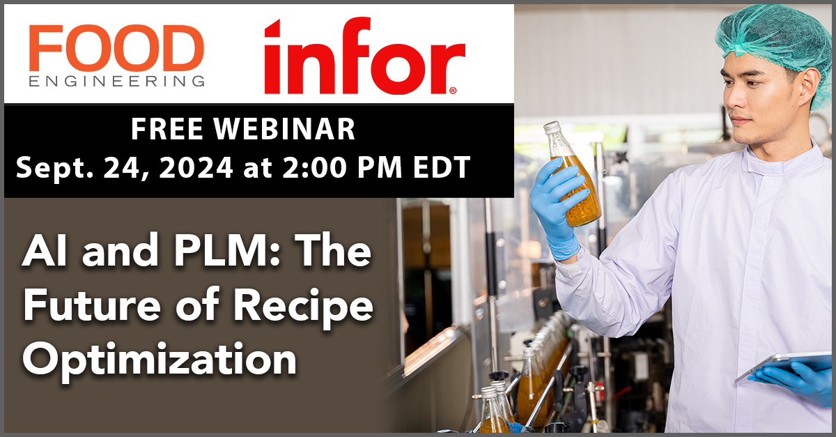 AI and PLM: The Future of Recipe Optimization Registration