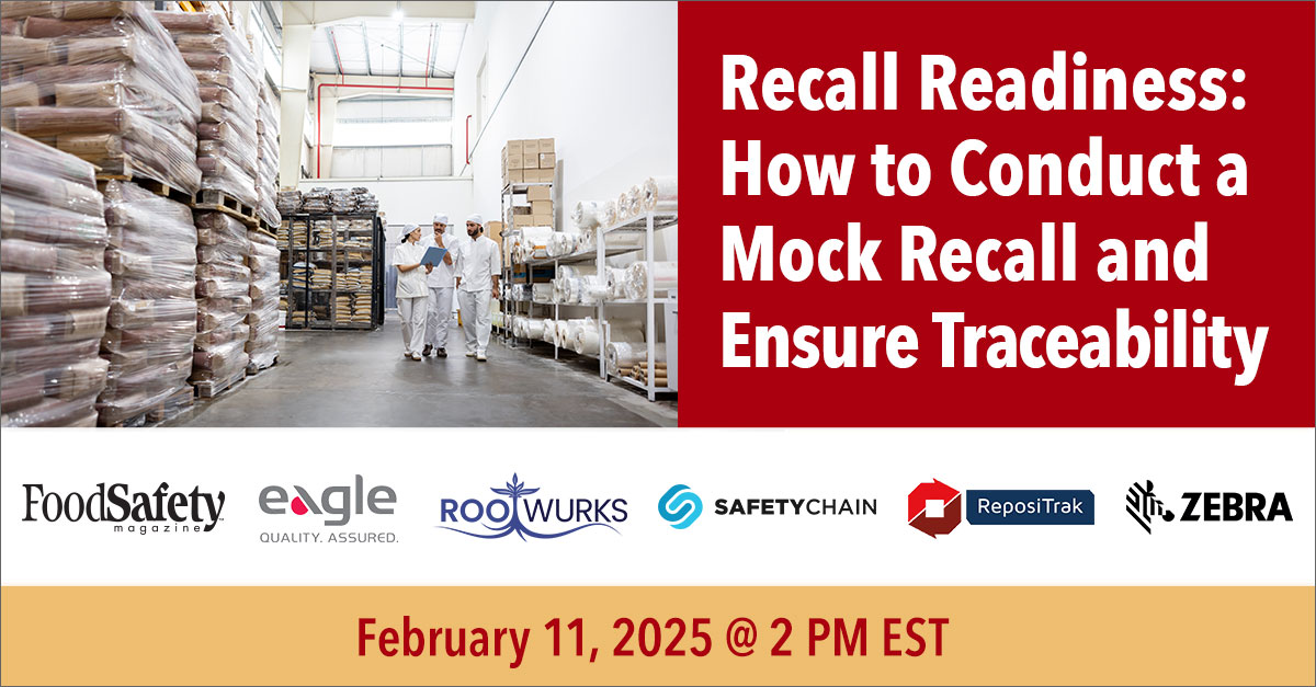 Recall Readiness: How to Conduct a Mock Recall and Ensure Traceability ...