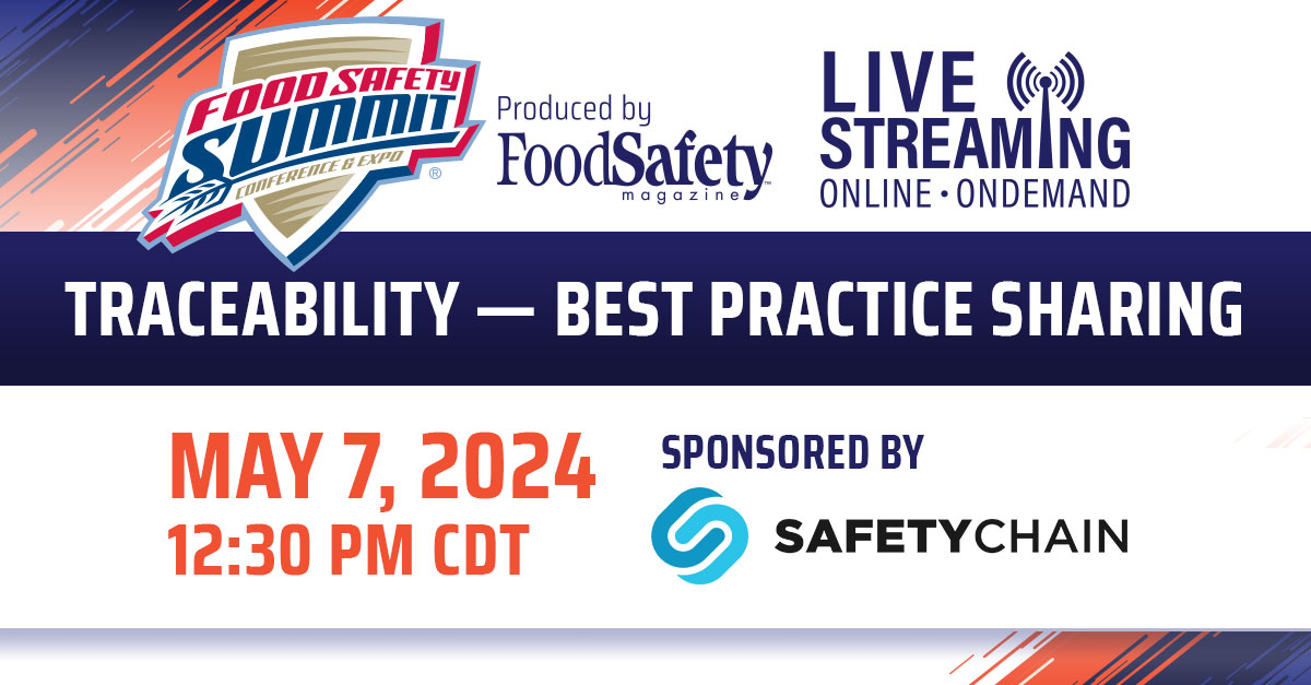 Traceability - Best Practice Sharing Registration