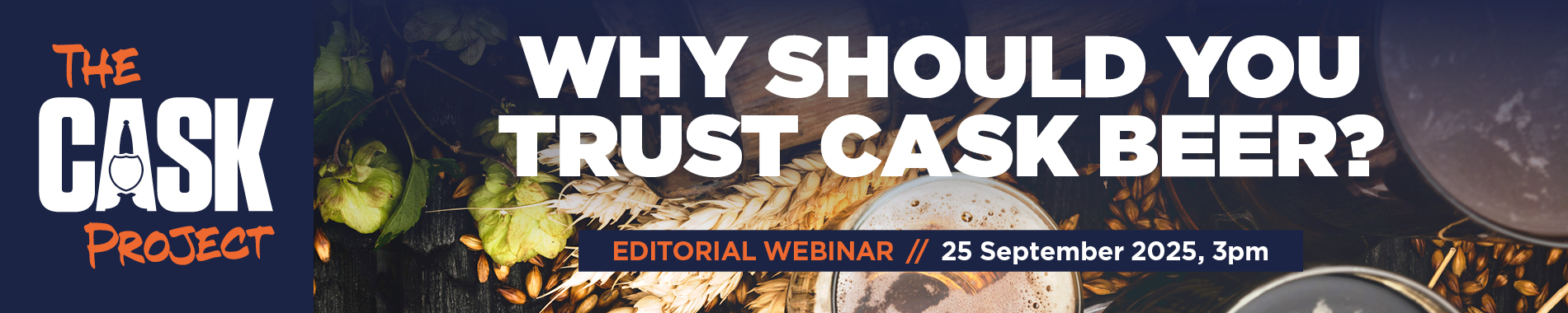 The Cask Project: why should you trust cask beer? Registration