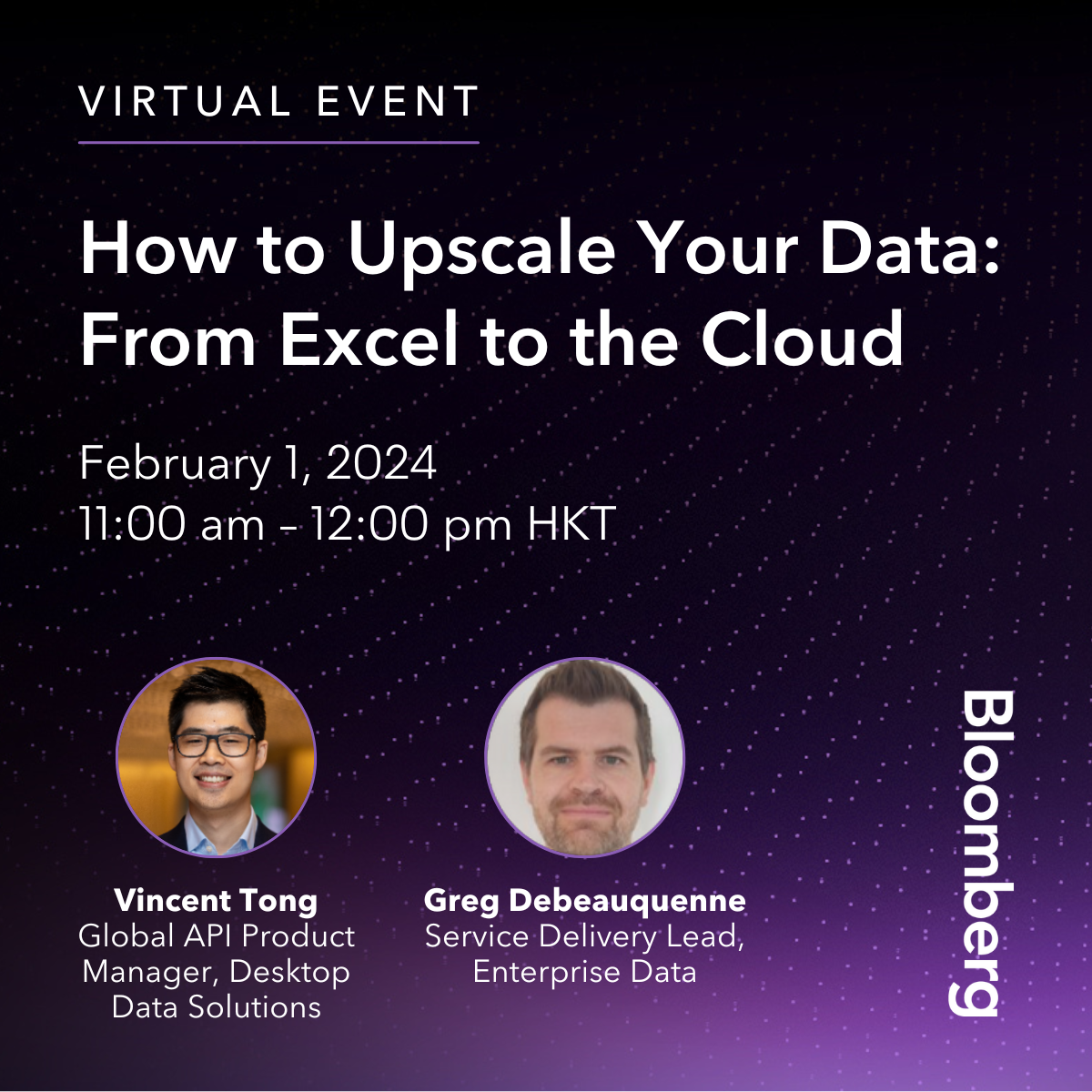 Upscale your data with Bloomberg Data License: From Excel to the Cloud ...